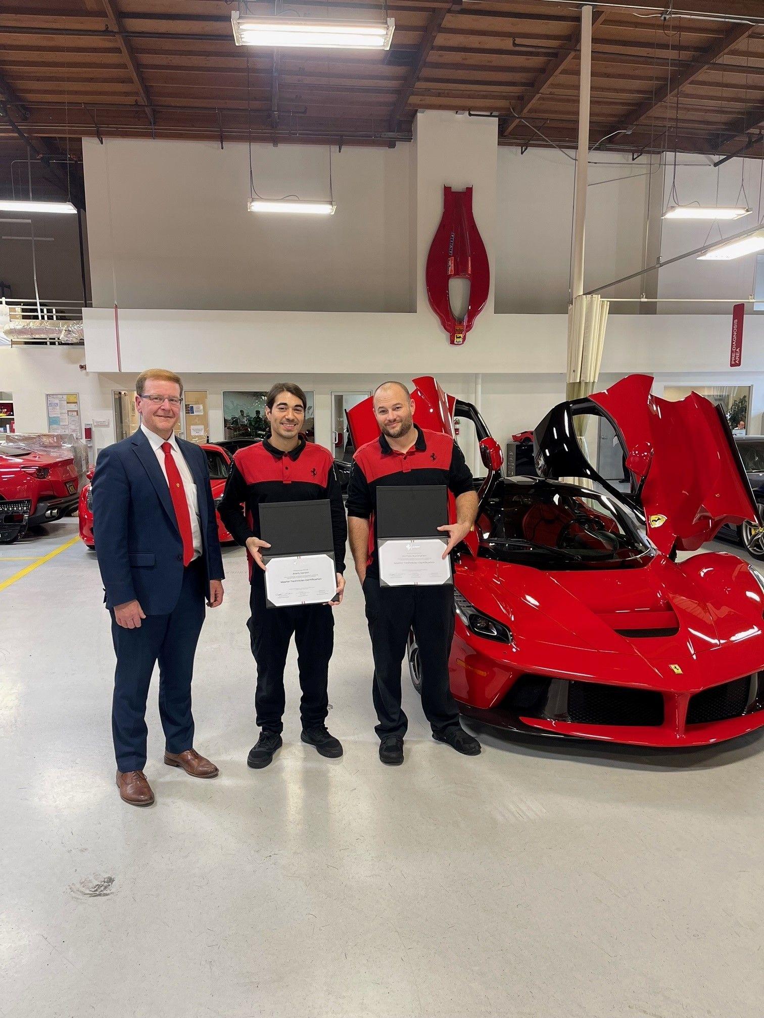 4 Staff Members Earn Master Technician Certification